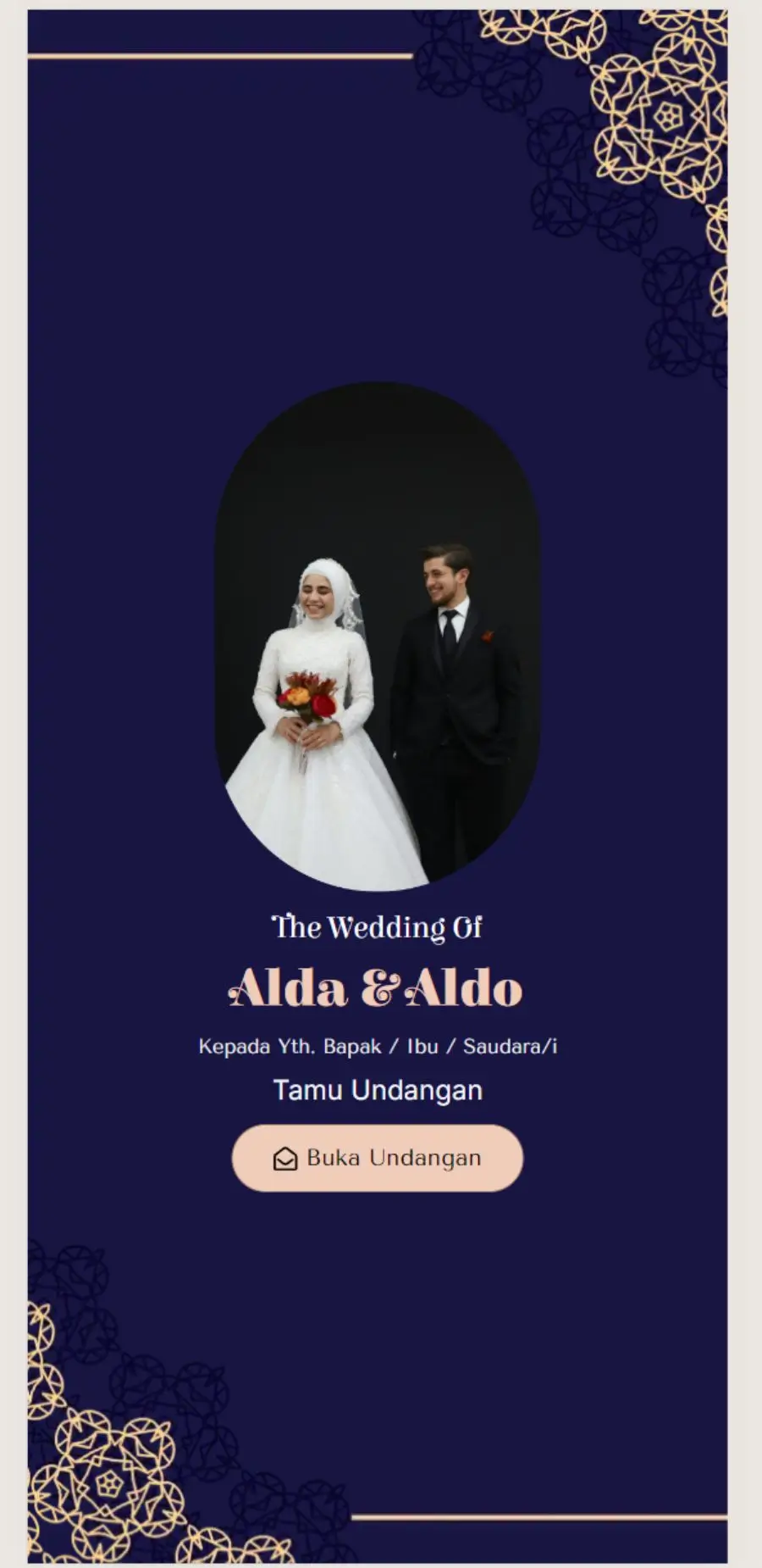 The Wedding of Aldo dan Alda (FL03) - Invition.id