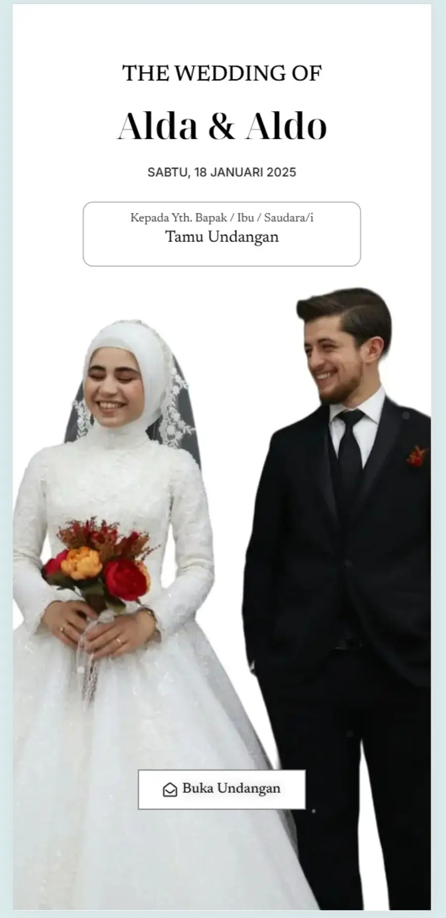 The Wedding of Aldo dan Alda (MLX01) - Invition.id